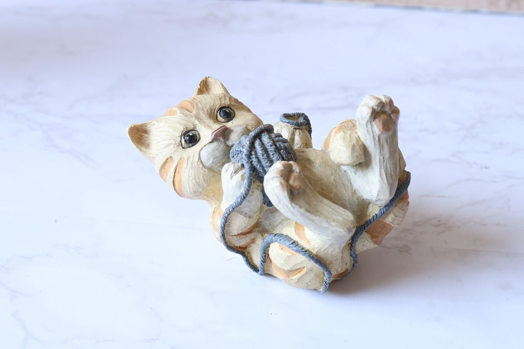 1996 Figi Graphics Whittle Cats Sophie Cat Figurine Ginger Tiger ...
