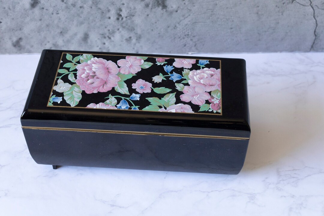 Otagiri Japanese Music Box Tavistock -plays Well Made in Japan, Floral ...