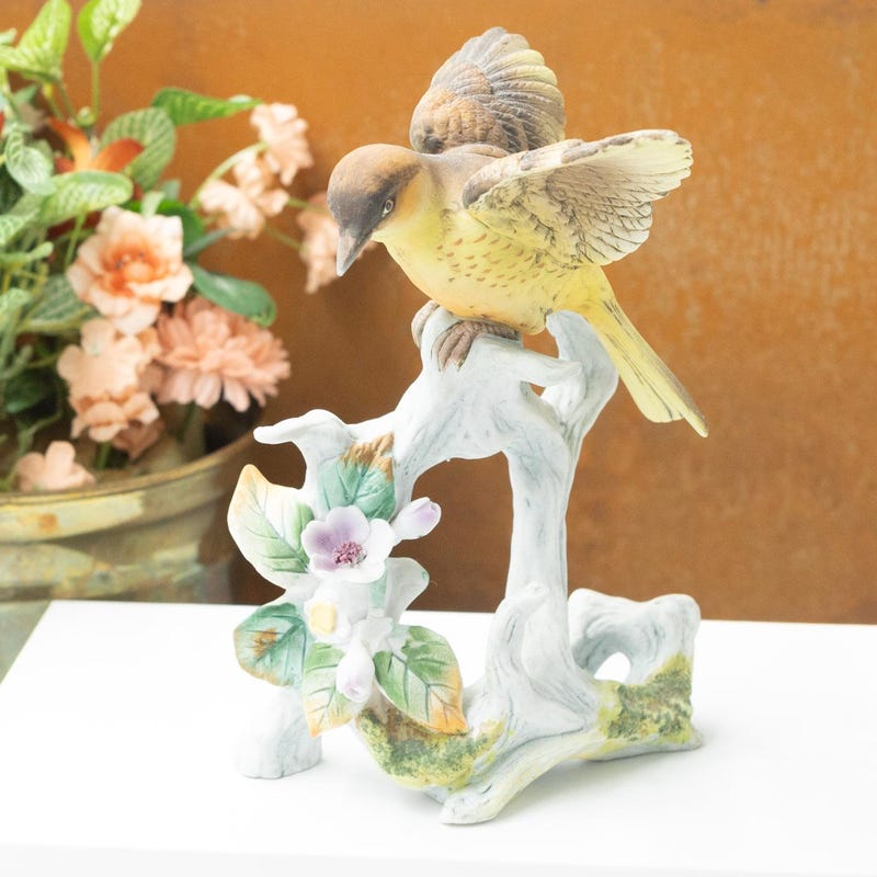 Lefton Porcelain Bisque Birds - Etsy