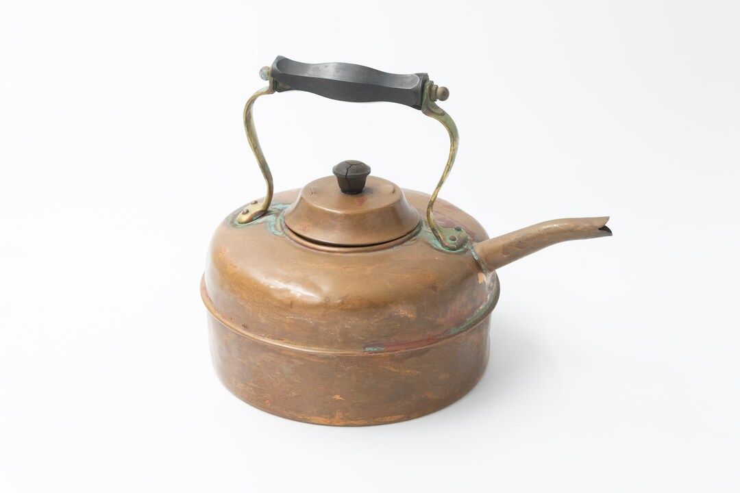 Antique Copper Teapot Made in England With Heavy Patina - Etsy