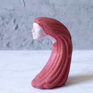 Vintage "lady in the Wind" Bust Sculpture Windswept Figurine - Etsy