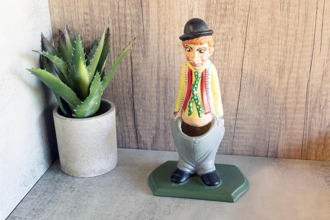 Vintage Sad Clown Planter Clown Figurine Clown Planter Ceramic Holder ...