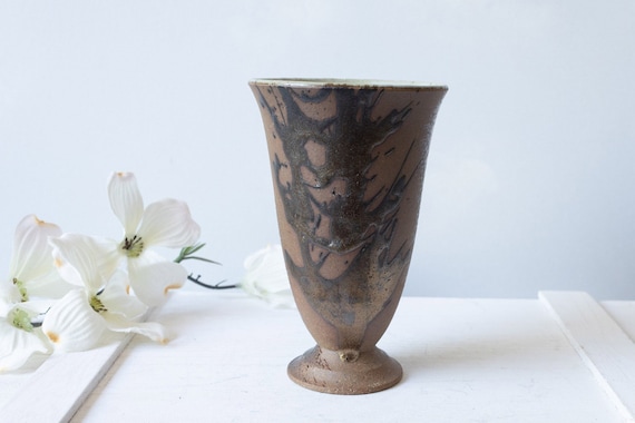 Kafuh Japan Drip Glaze Art Pottery Goblet/chalice - Etsy