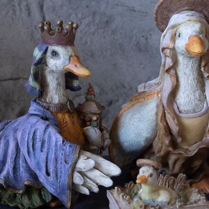 Adorable Vintage Ducks Nativity Scene Ceramic 4 Piece Set - Etsy