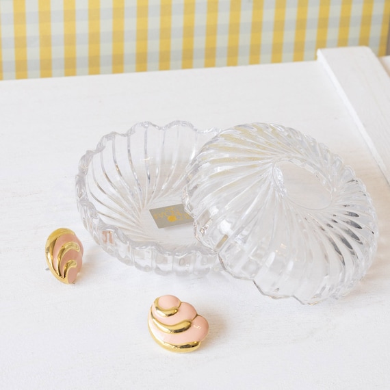 Studio Nova Japan Round Crystal Trinket Box - Gem