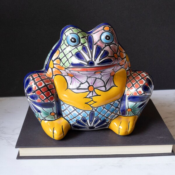 Talavera Frog Planter - Etsy