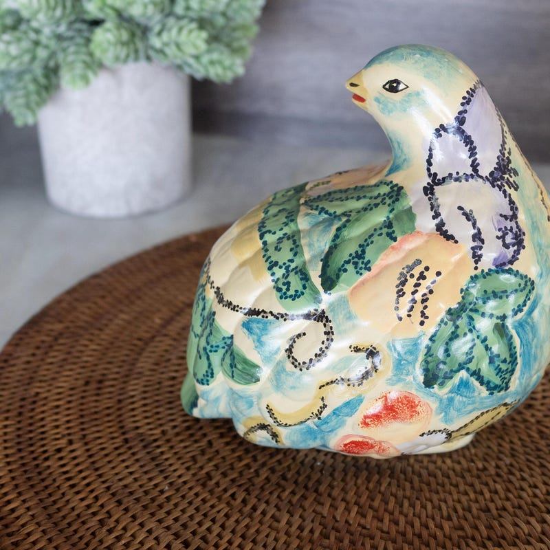Ceramic Quail - Etsy