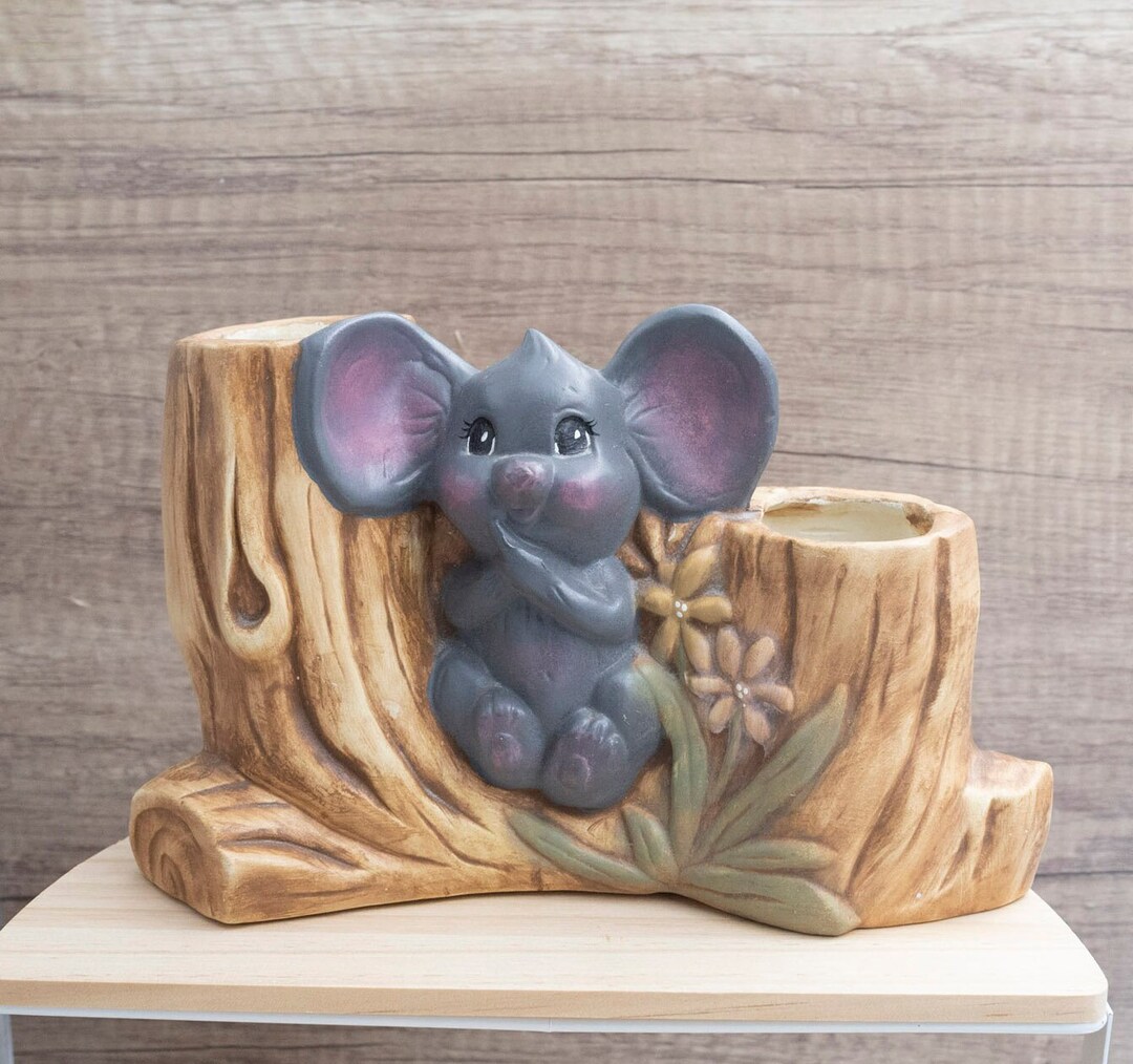 Adorable Rare Vintage Mouse Planter Ceramic - Etsy