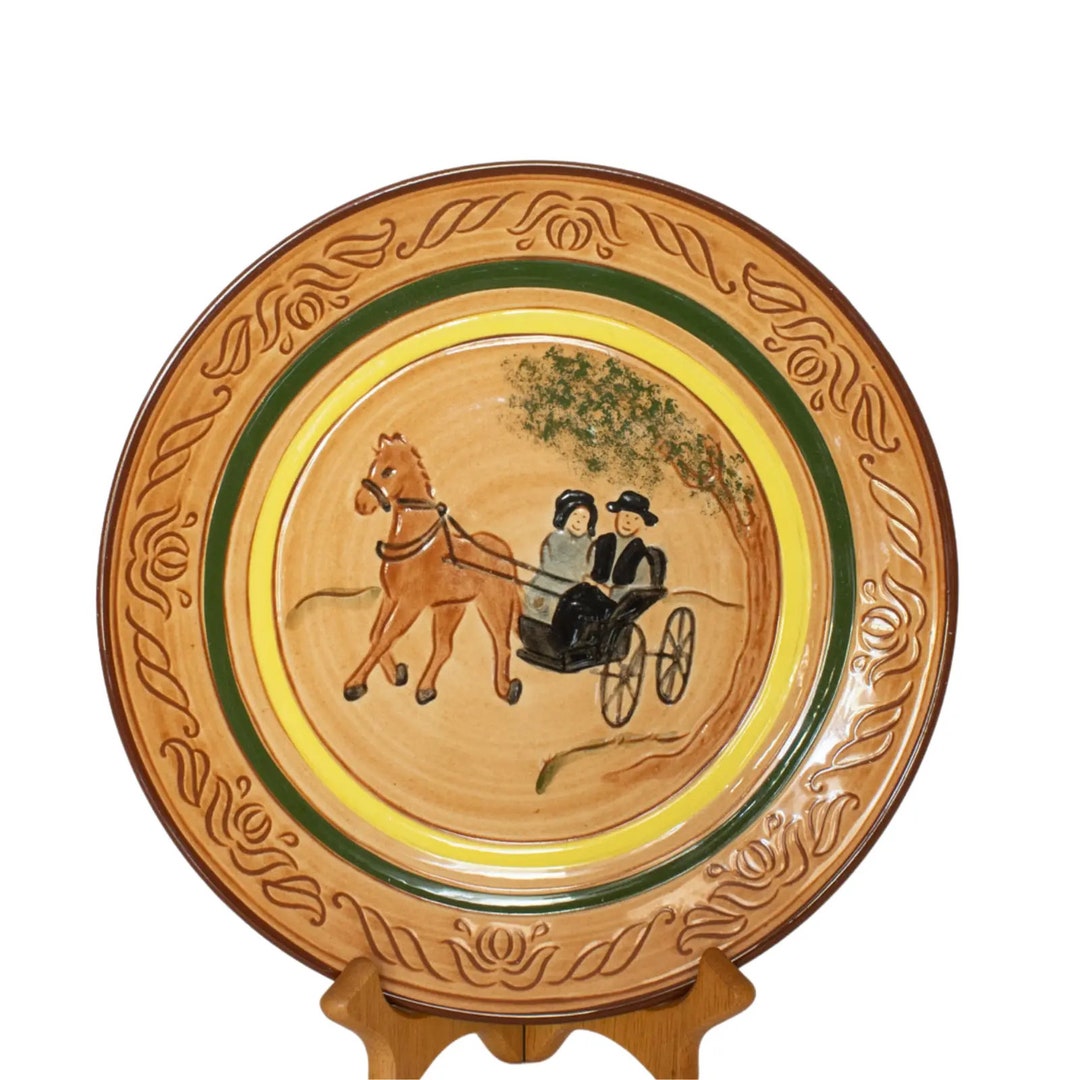 Vintage Glen View/pennington Pottery "courting Buggy" Hand Crafted ...