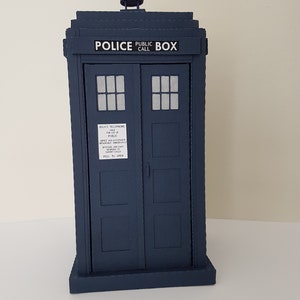 Amazing Detailed Police Box Design. Download Cutfiles & Instructions ...