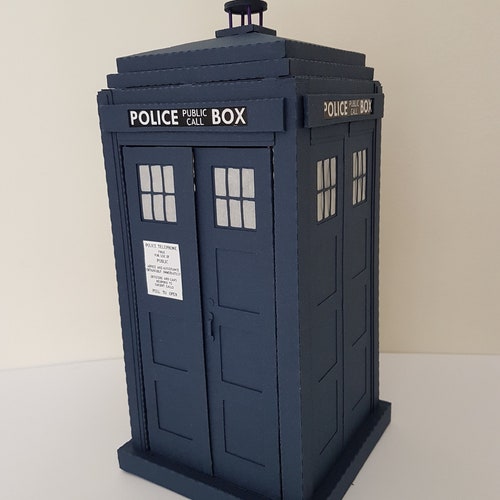 Amazing Detailed Police Box Design. Download Cutfiles & - Etsy