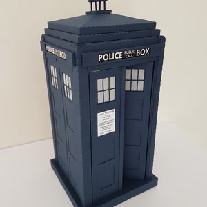 Amazing Detailed Police Box Design. Download Cutfiles & Instructions ...