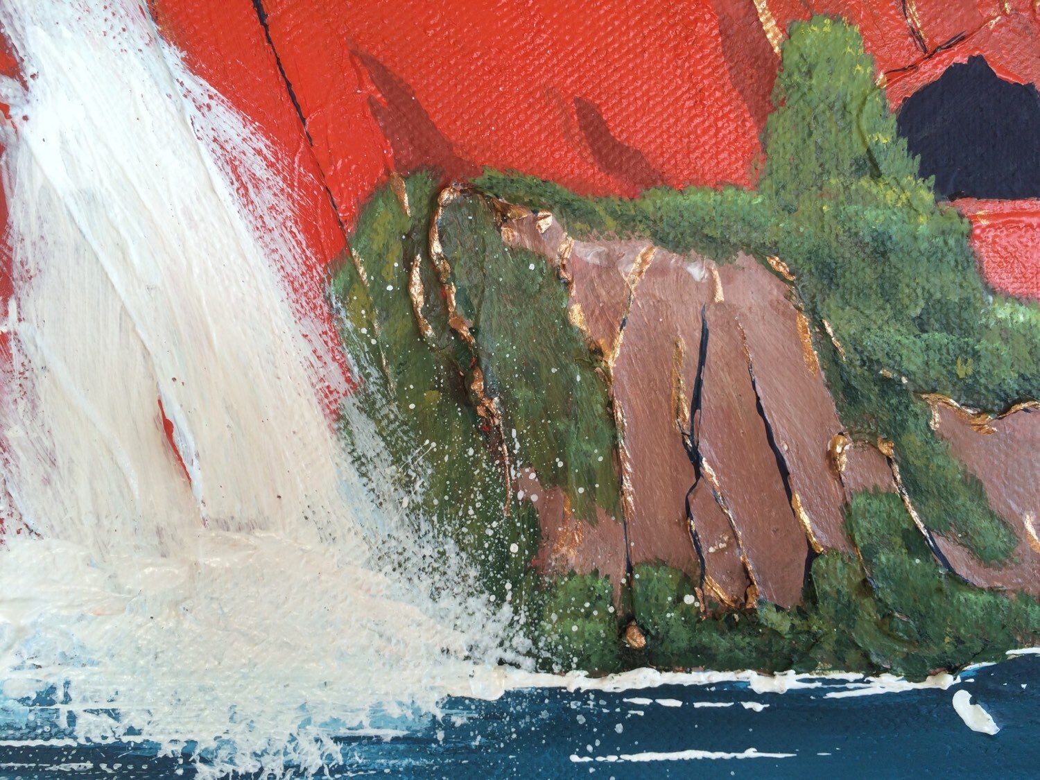 Australian Outback Camping Original Vibrant Textured Painting - Etsy