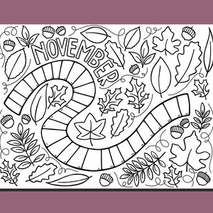 Year of Monthly Giant Goal Tracker/coloring Poster for Kids 12 Month ...