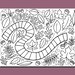 Year of Monthly Giant Goal Tracker/coloring Poster for Kids 12 Month ...