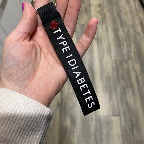Type 1 Diabetes Lanyard Keychain - Etsy
