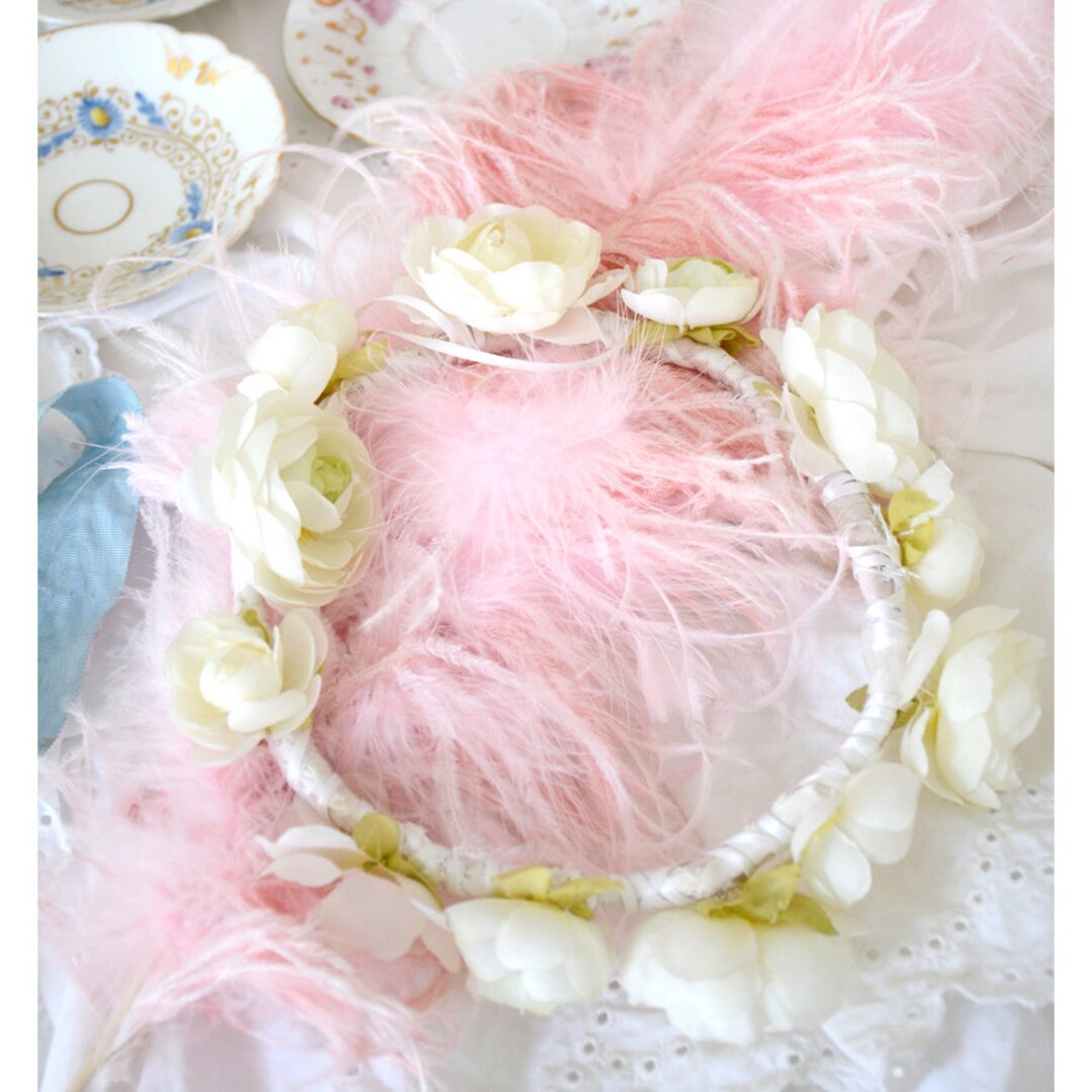 Vintage French Flower Crown - Etsy