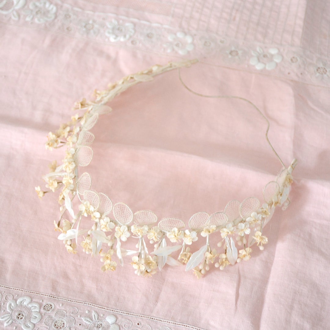 1920's Parisian Flower/wedding Crown - Etsy