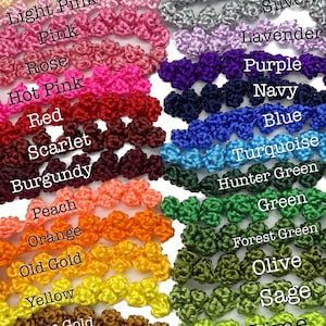 Choose Your Color 36" Crochet Pikake Lei - Hawaiian Style Flower Lei - Etsy