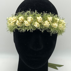 Choose Your Color Hawaiian Pikake Style Haku Lei - Rose Bud Lei ...