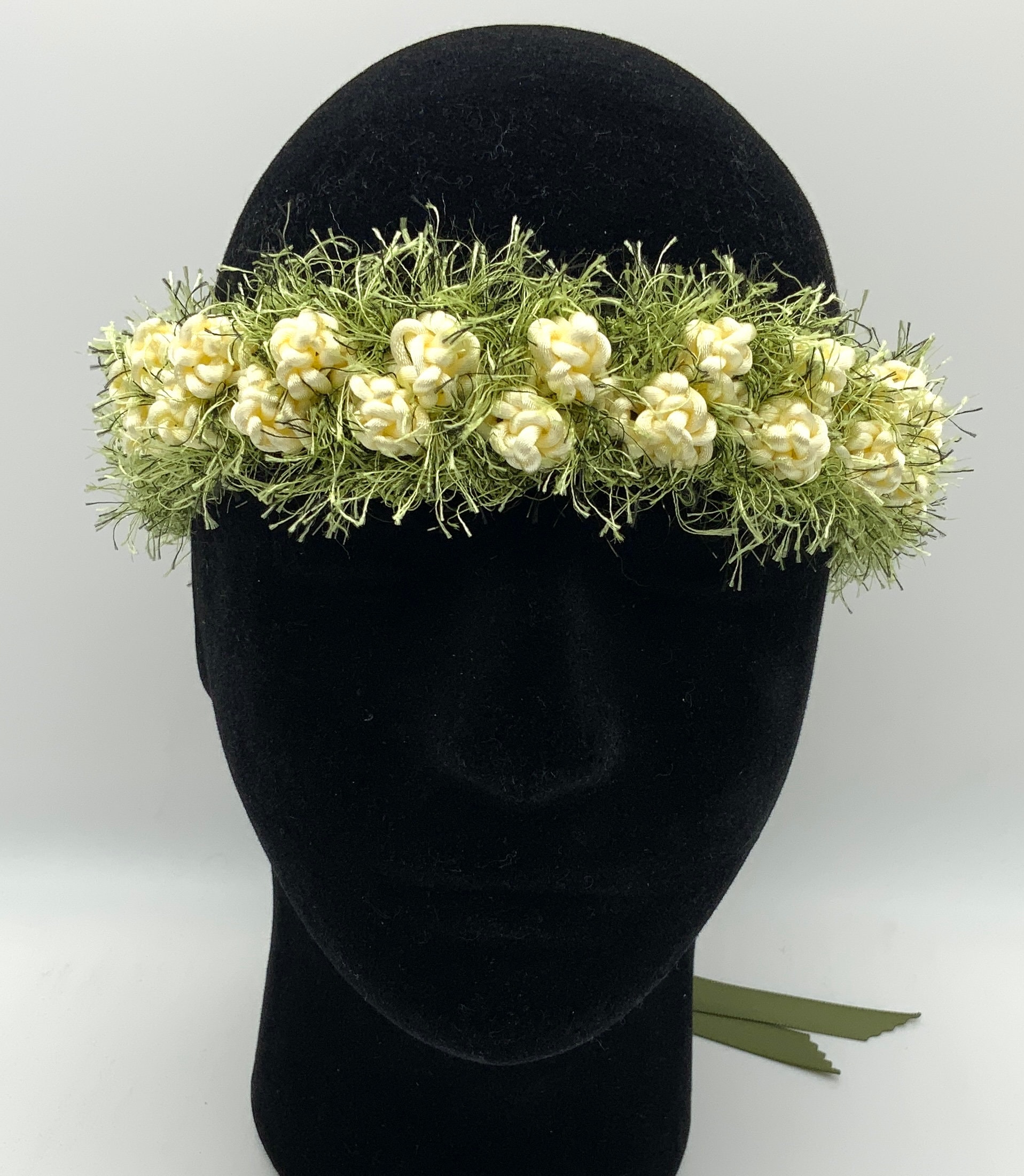 Choose Your Color Hawaiian Pikake Style Haku Lei - Rose Bud Lei ...
