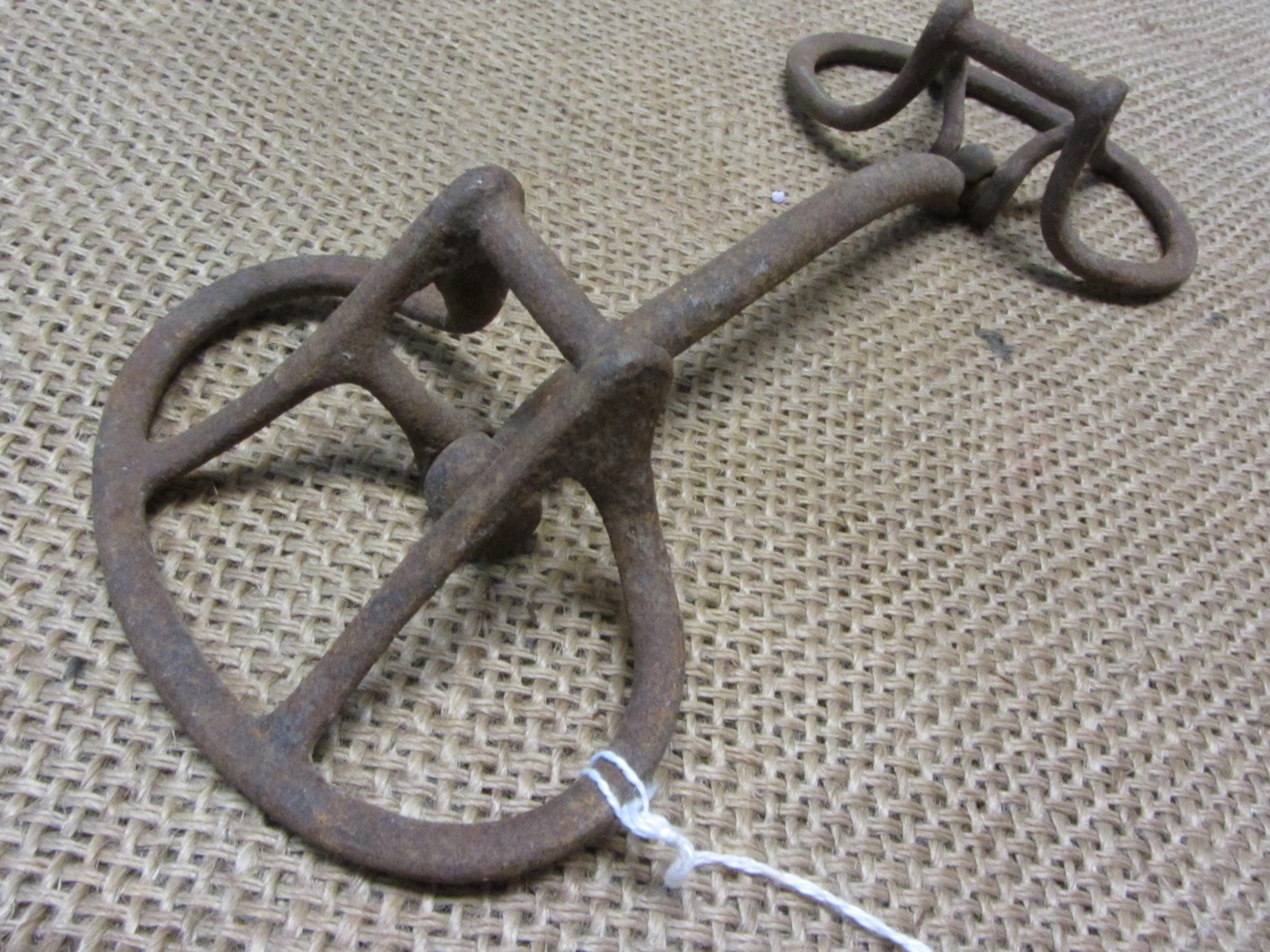 RARE Vintage Snaffle Driving Bit > Antique Old Iron Western Gear Horse ...
