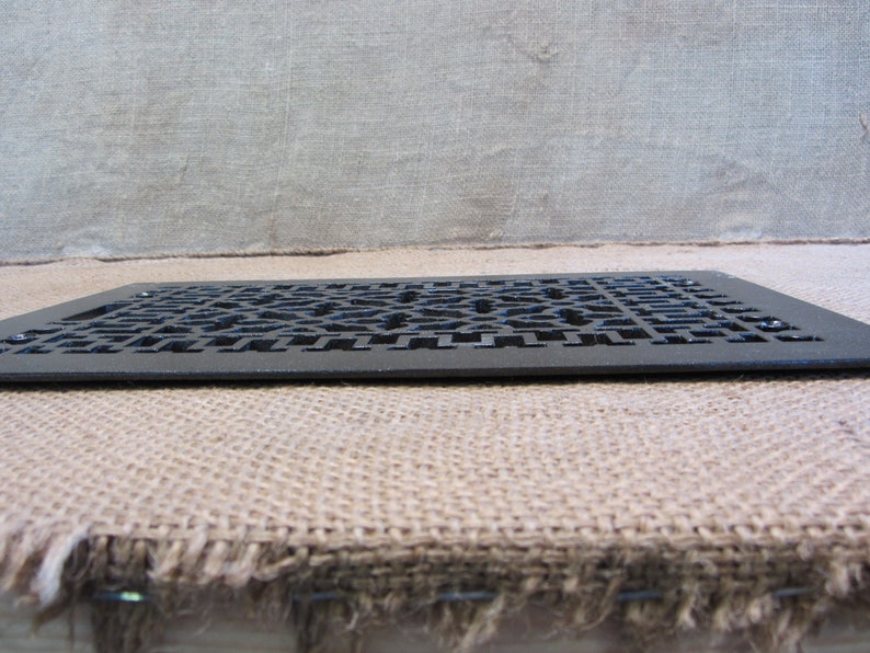Vintage Cast Iron Register Grate Antique Old Heat Vent Furnace Hardware ...