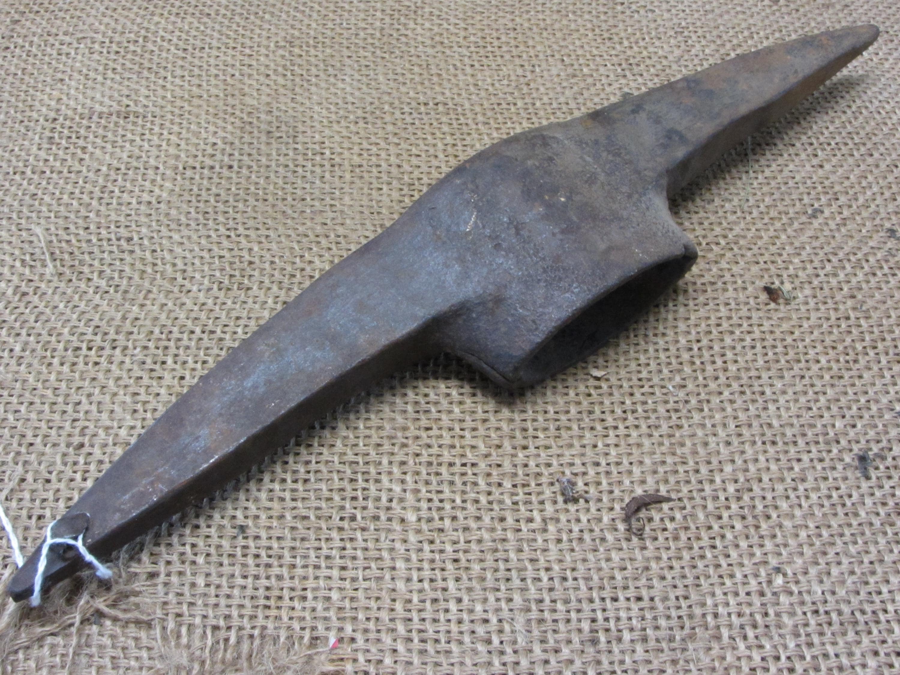 Vintage Cast Iron Mining Pick Head - Railroad Antique Old Metal Farm ...