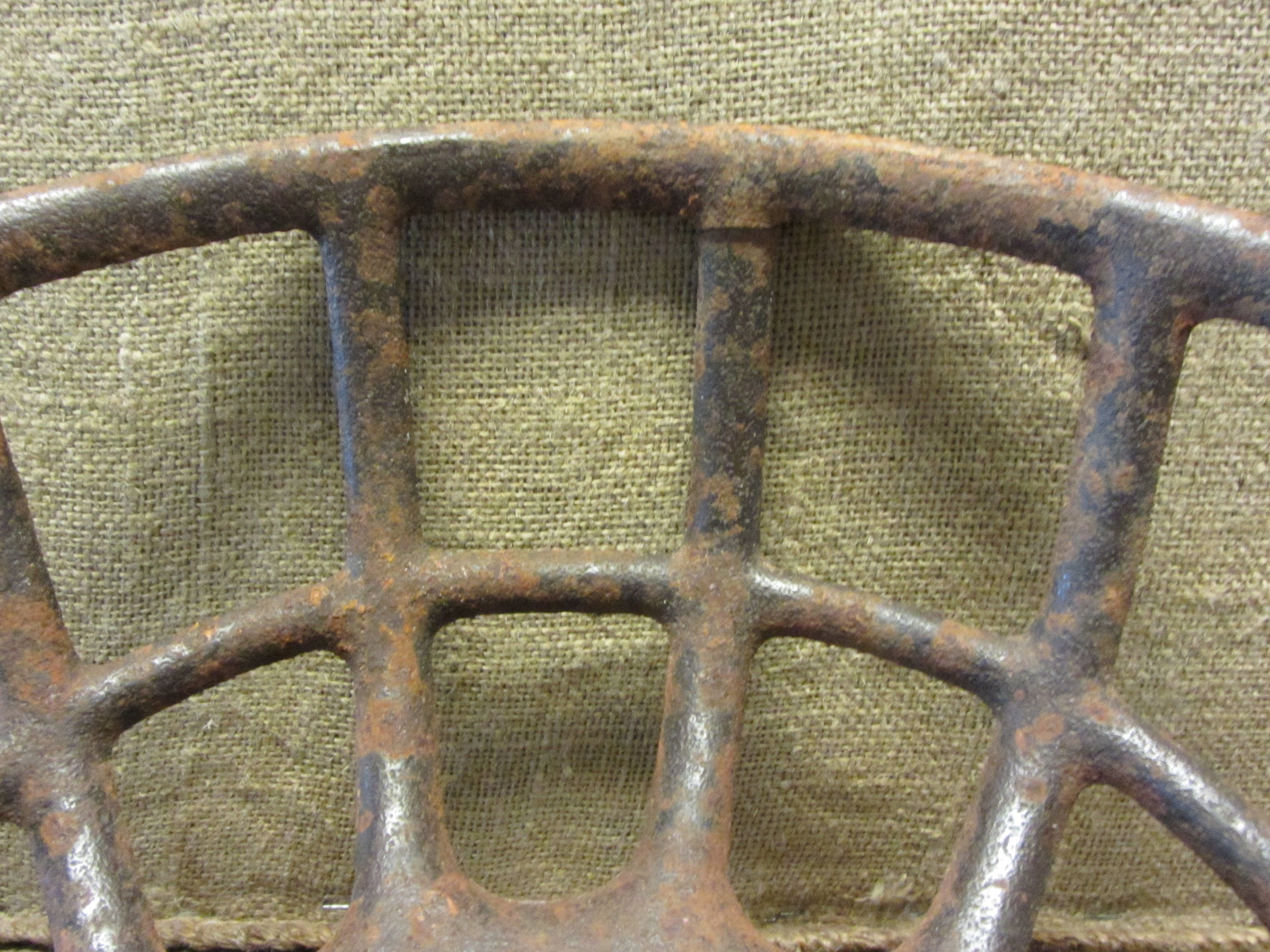 Vintage Cast Iron Tractor Seat Antique Old Farm Equipment Metal ...