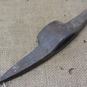 Vintage Cast Iron Mining Pick Head - Railroad Antique Old Metal Farm ...