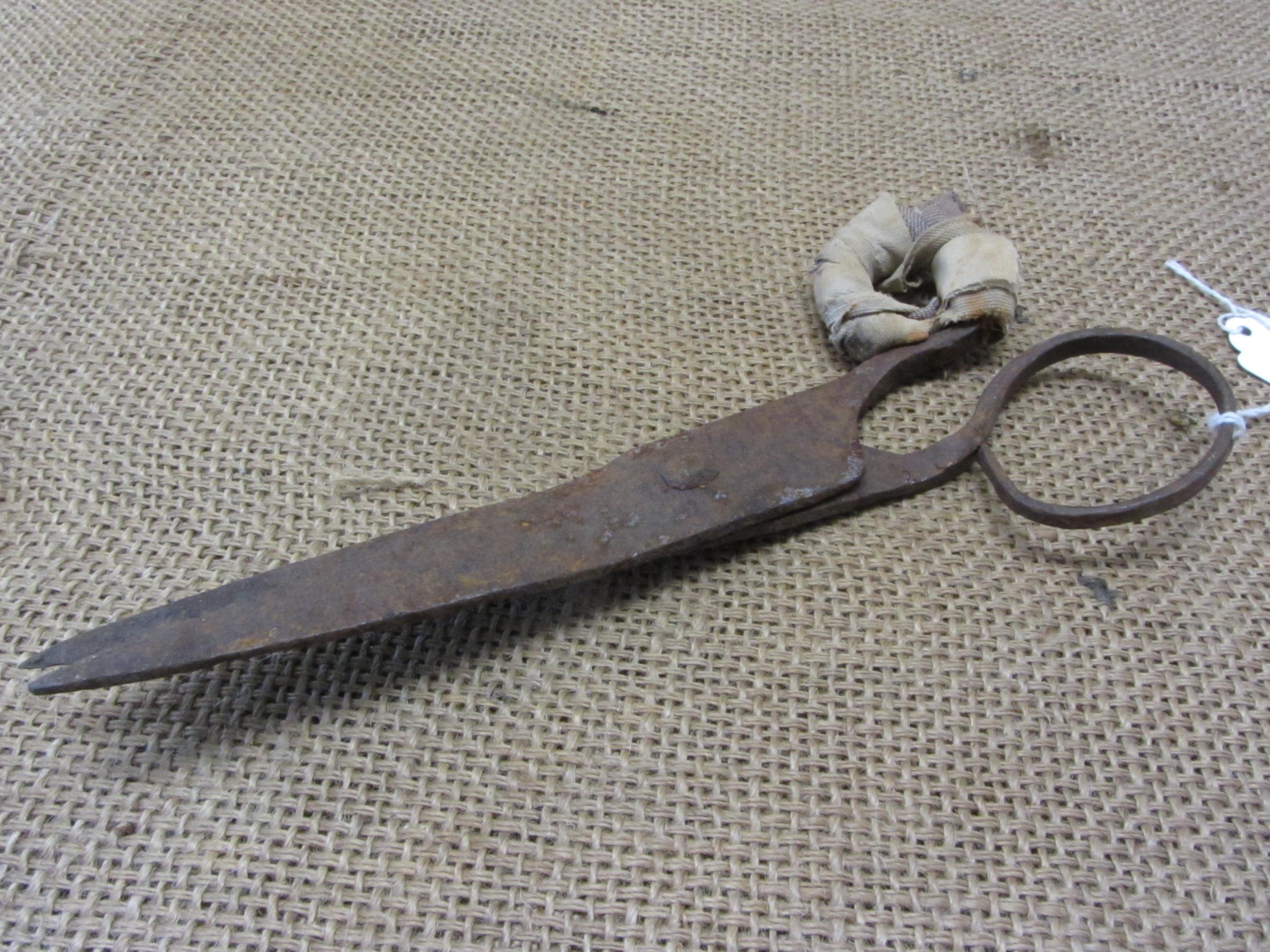 Rare Vintage Hand Forged Scissors: Antique Kitchen Decor 11056 - Etsy