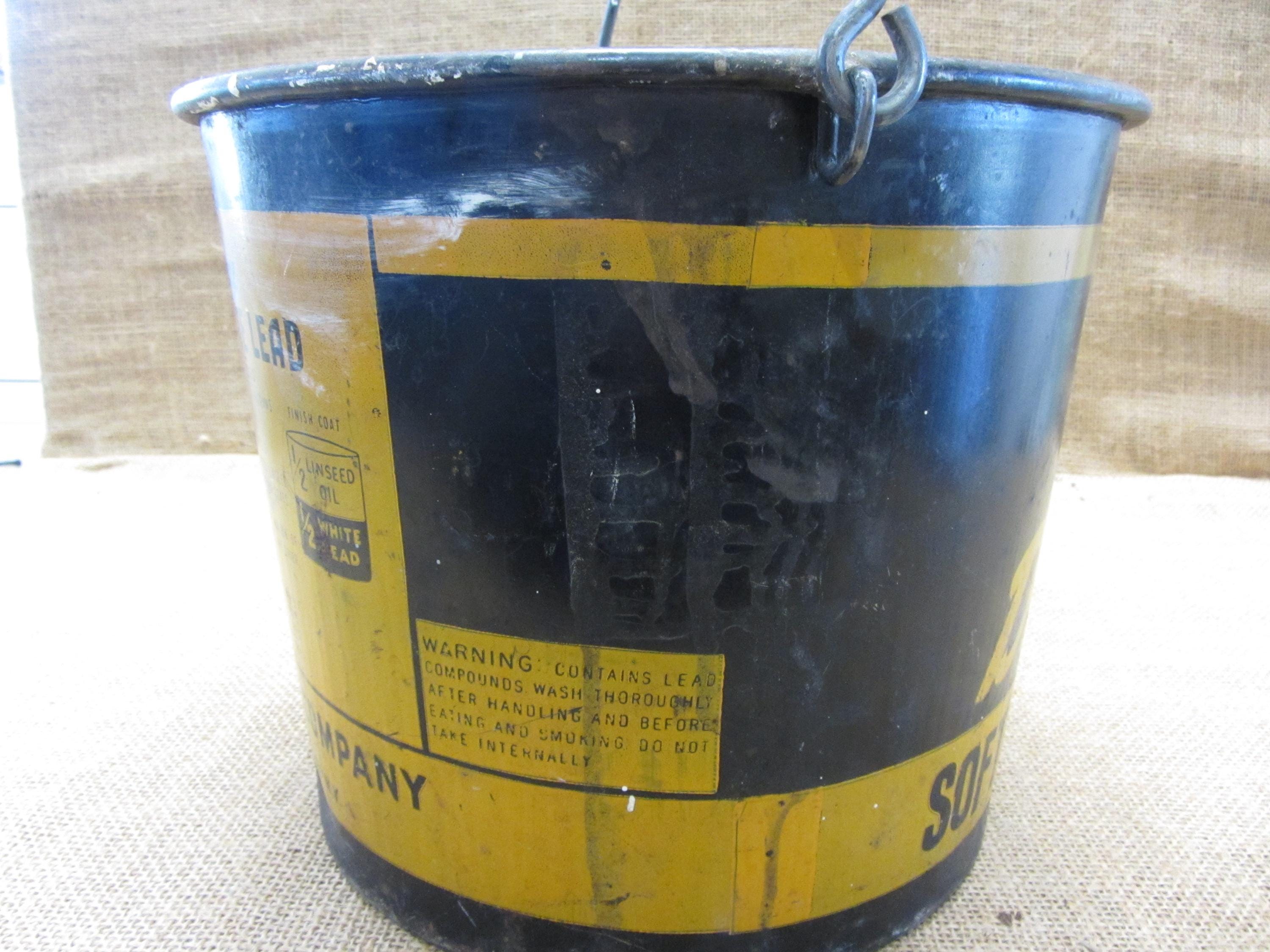 Vintage Metal Dutch Boy Paint Bucket: Good Condition Stencils 11502 - Etsy