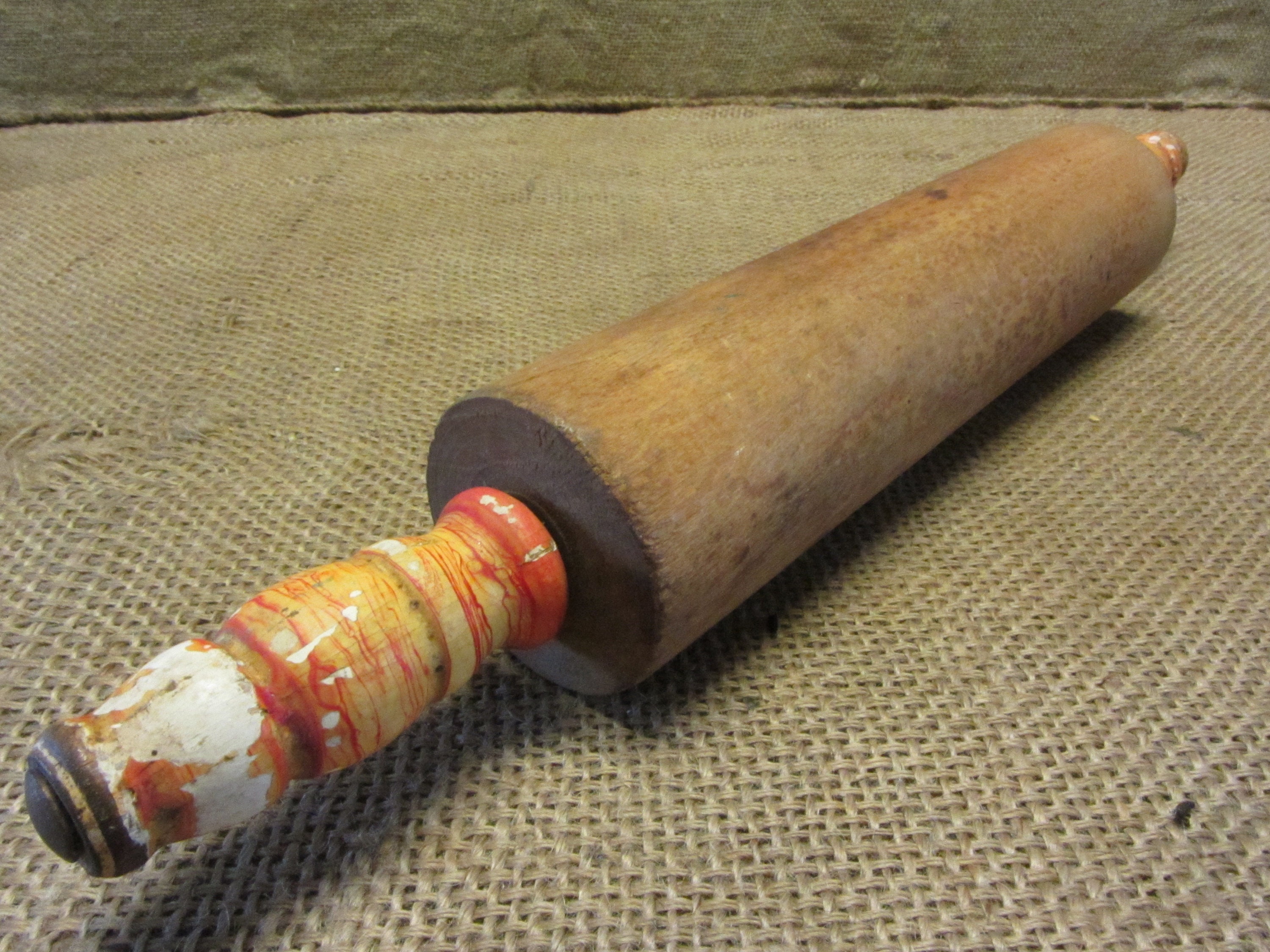 Vintage Wooden Rolling Pin. Antique Utensil Utensils - Etsy