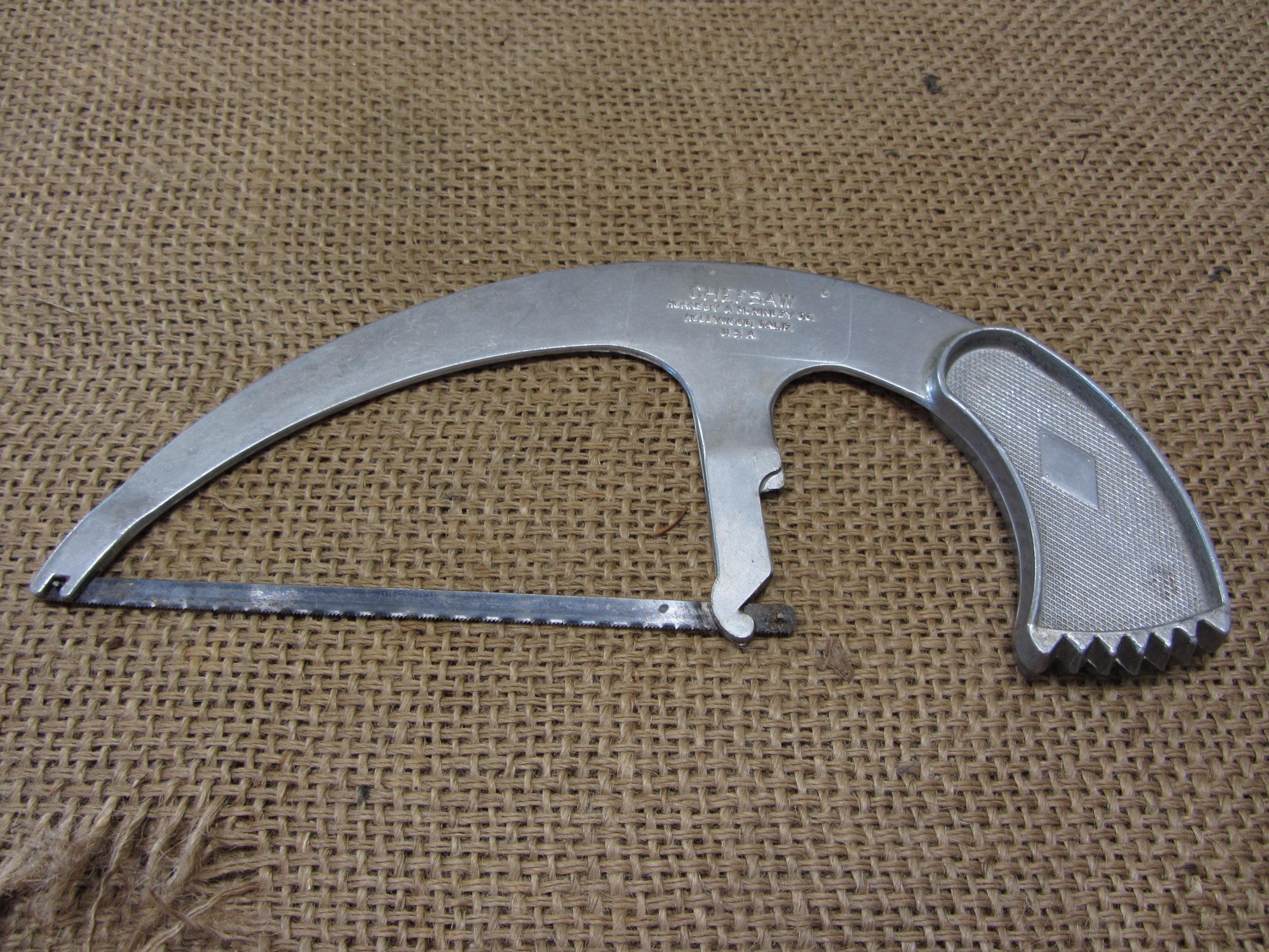 Vintage Cast Aluminum Chef's Food Saw: Hollywood Calif Chefsaw 11215 - Etsy