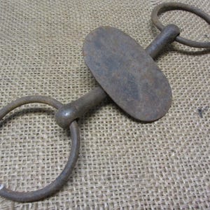 RARE Vintage Paddle Bit > Antique Old Iron Western Gear Horse Saddle ...