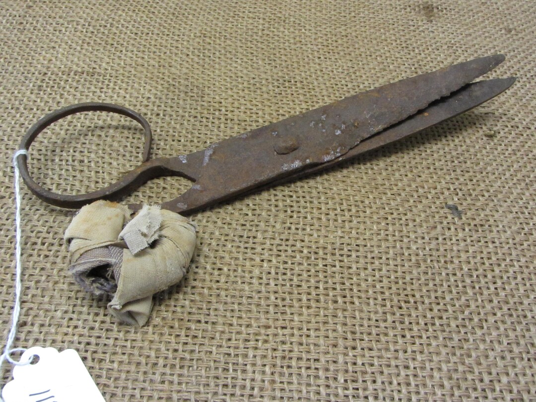 Rare Vintage Hand Forged Scissors > Antique Utensil Utensils Kitchen ...