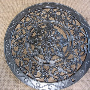 Vintage 1897 Round Cast Iron Register Grate Antique Old - Etsy