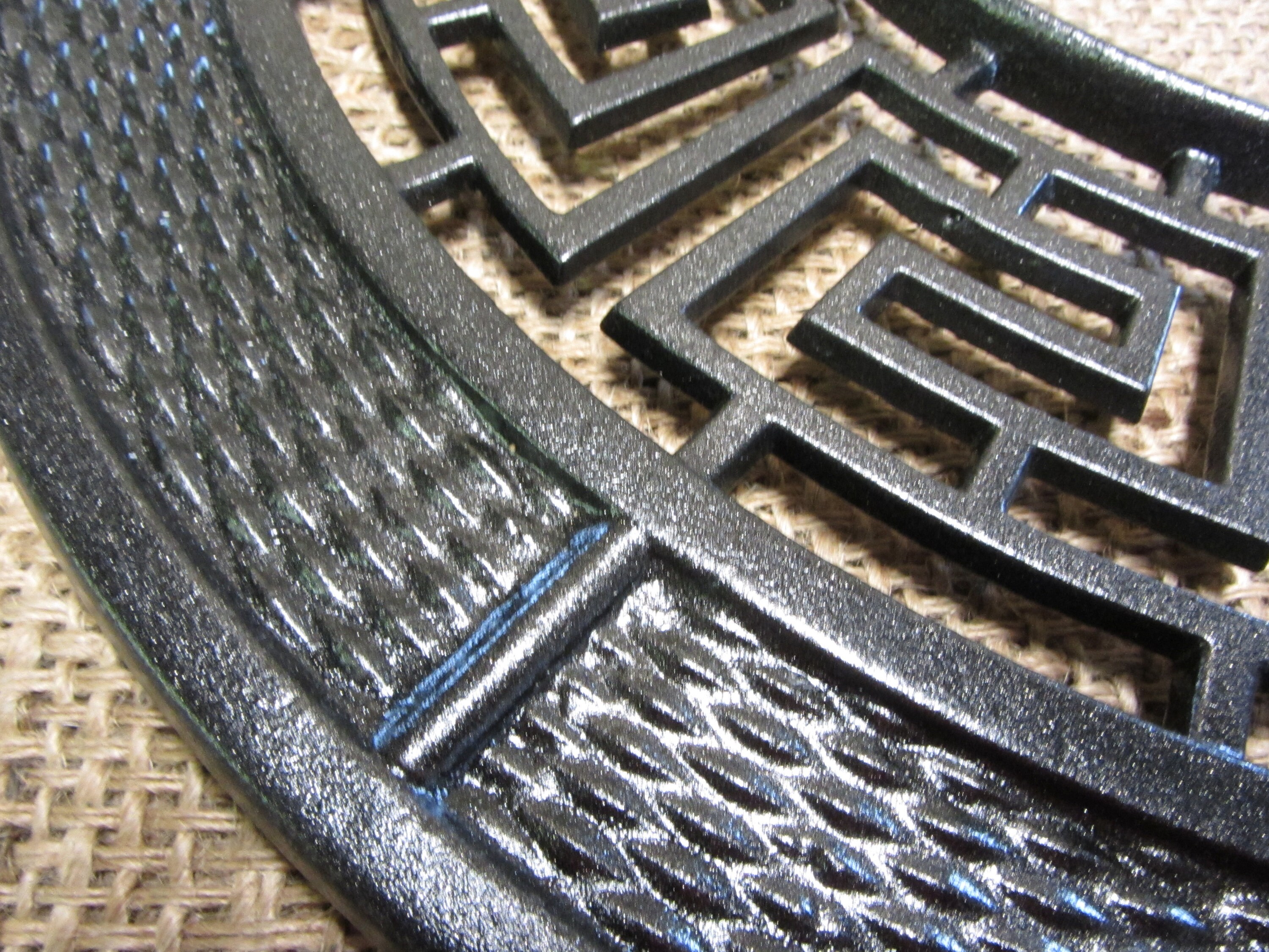 Vintage Round Cast Iron Register Grate Antique Old Heat Vent Furnace ...