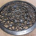 Vintage 1897 Round Cast Iron Register Grate > Antique Old Heat Vent ...