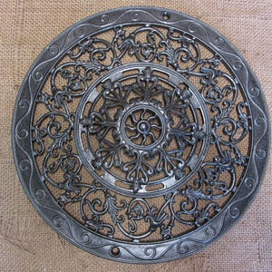 Vintage 1897 Round Cast Iron Register Grate > Antique Old Heat Vent ...