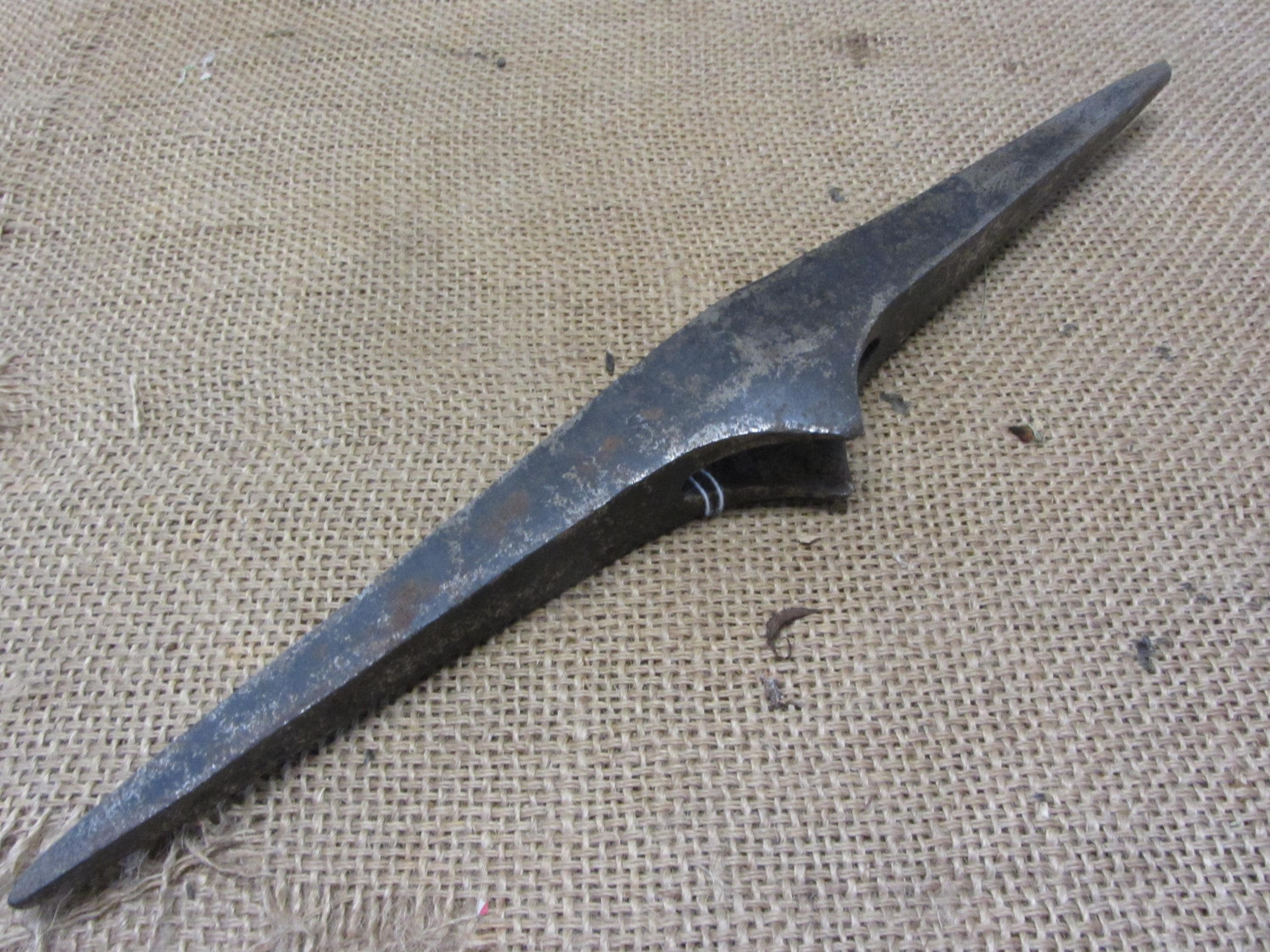 Vintage Cast Iron #3 Mining Pick Head - Railroad Antique Old Metal Farm ...