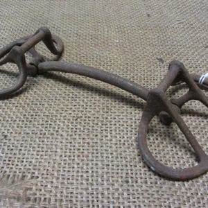 RARE Vintage Snaffle Driving Bit > Antique Old Iron Western Gear Horse ...
