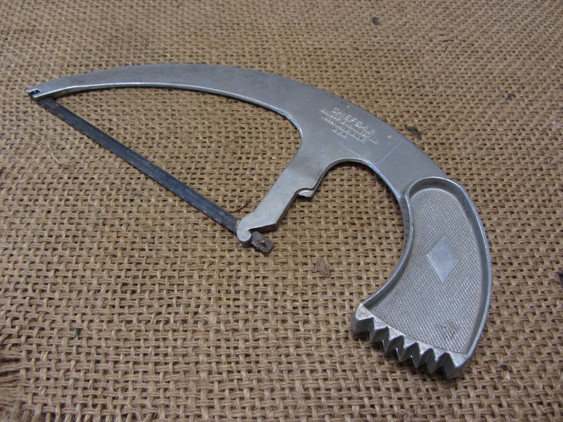 Vintage Cast Aluminum Chef's Food Saw: Hollywood Calif Chefsaw 11215 - Etsy