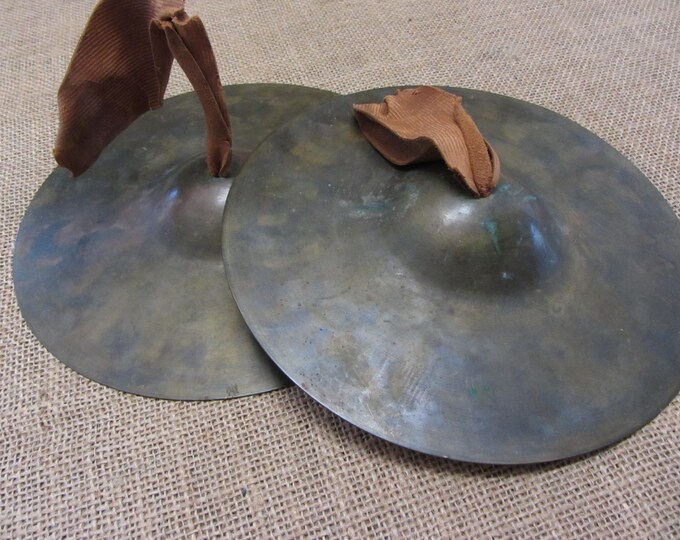 Vintage Child's Copper Cymbal Set of 2 > Antique Musical Instrument ...