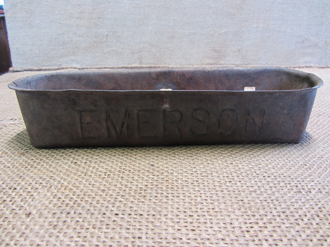Rare Vintage Metal Emerson Tractor Toolbox With Tools Antique Old Iron ...