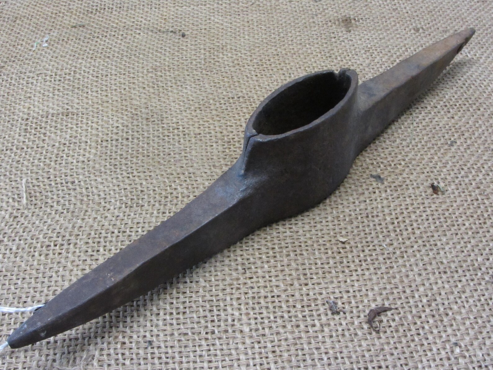 Vintage Cast Iron Mining Pick Head - Railroad Antique Old Metal Farm ...