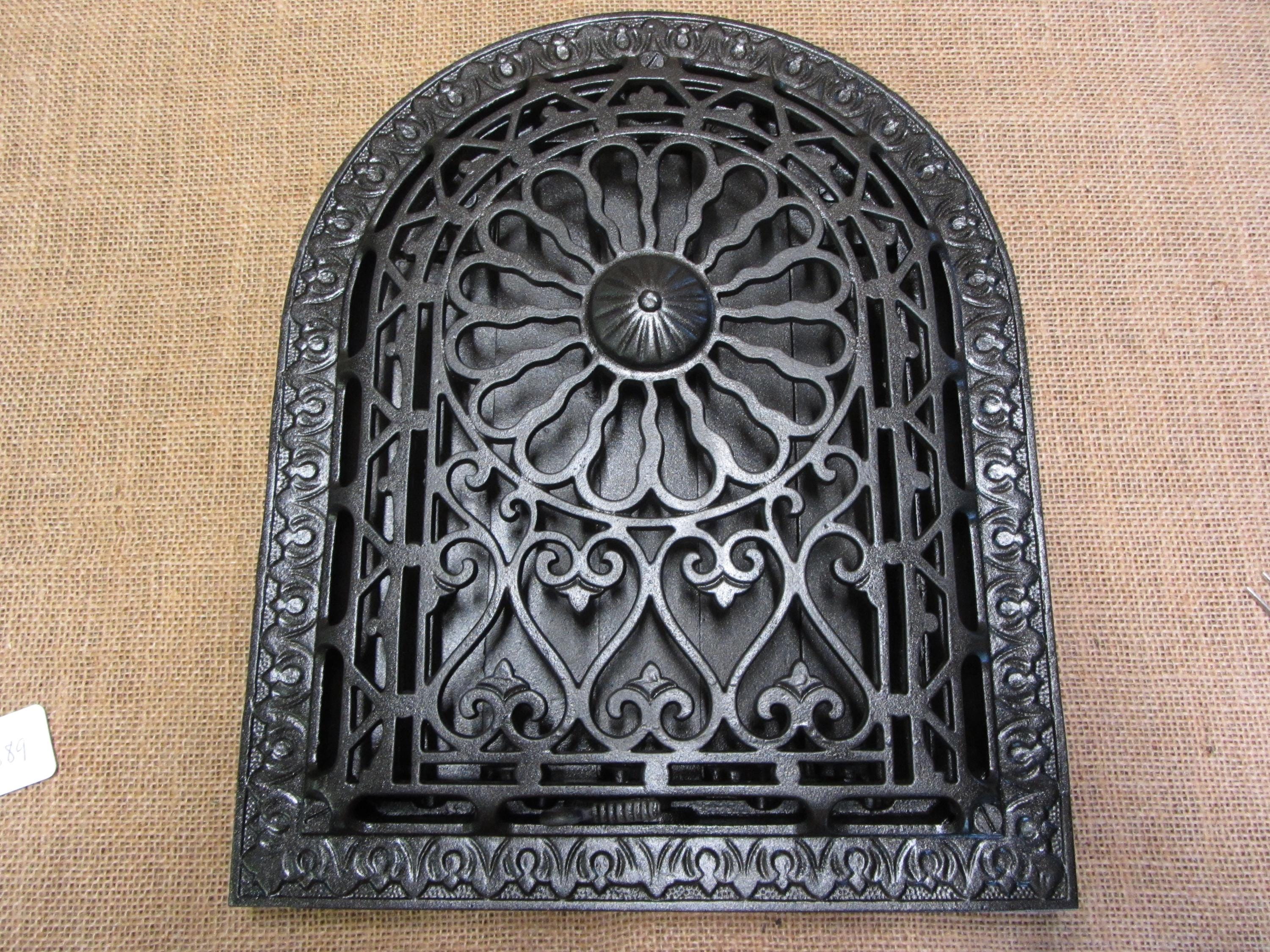 Vintage Cast Iron Arch Register Grate Set: Restored Heat Vent, (9x12 ...
