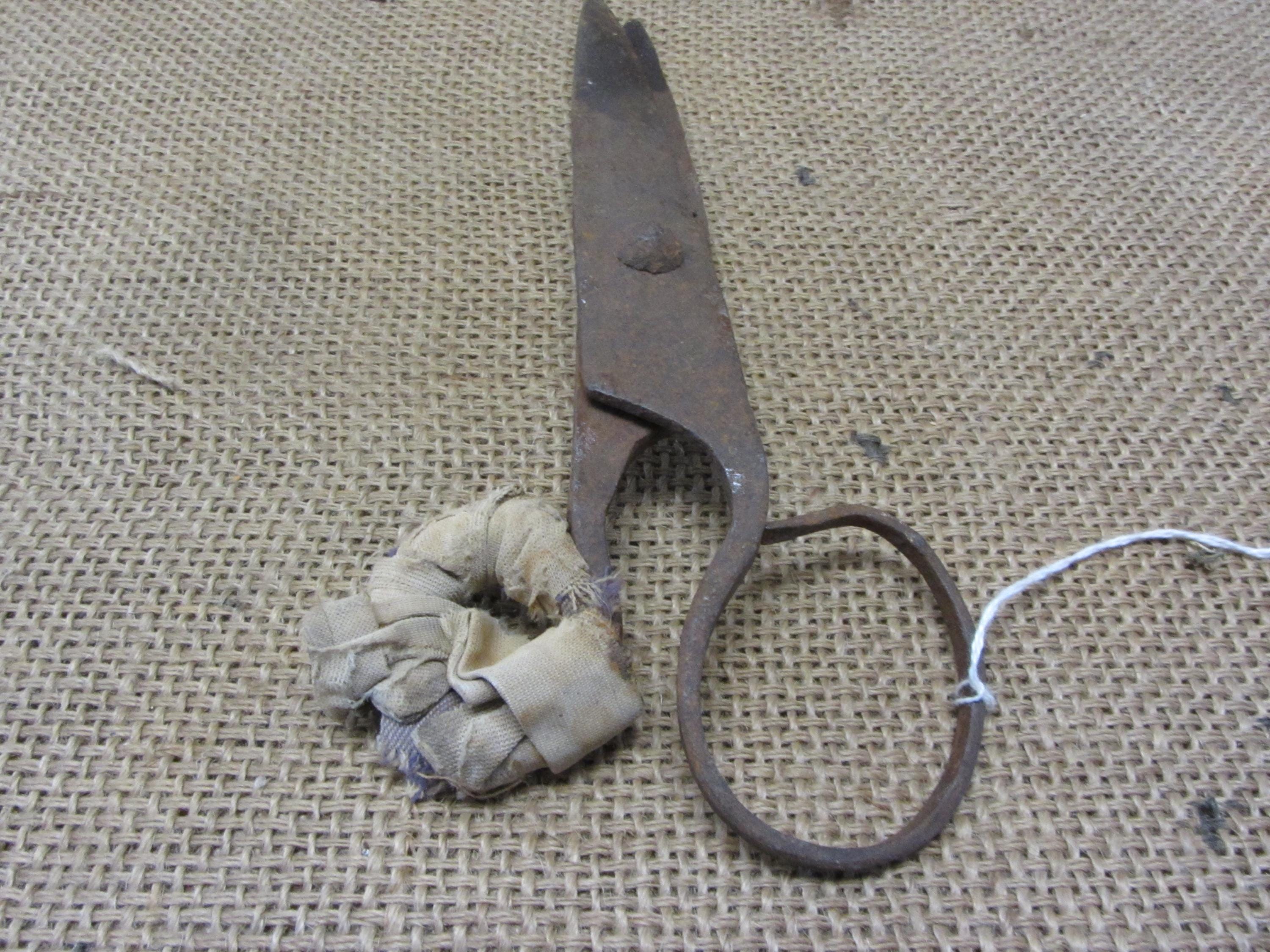 Rare Vintage Hand Forged Scissors: Antique Kitchen Decor 11056 - Etsy