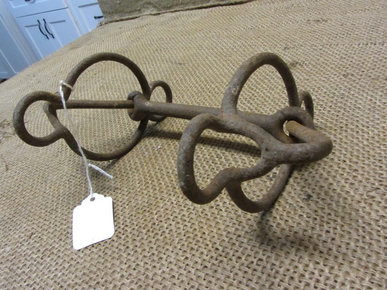 RARE Vintage Snaffle Driving Bit > Antique Old Iron Western Gear Horse ...