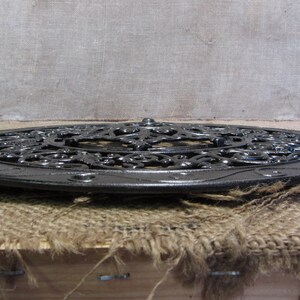 Vintage 1897 Round Cast Iron Register Grate > Antique Old Heat Vent ...